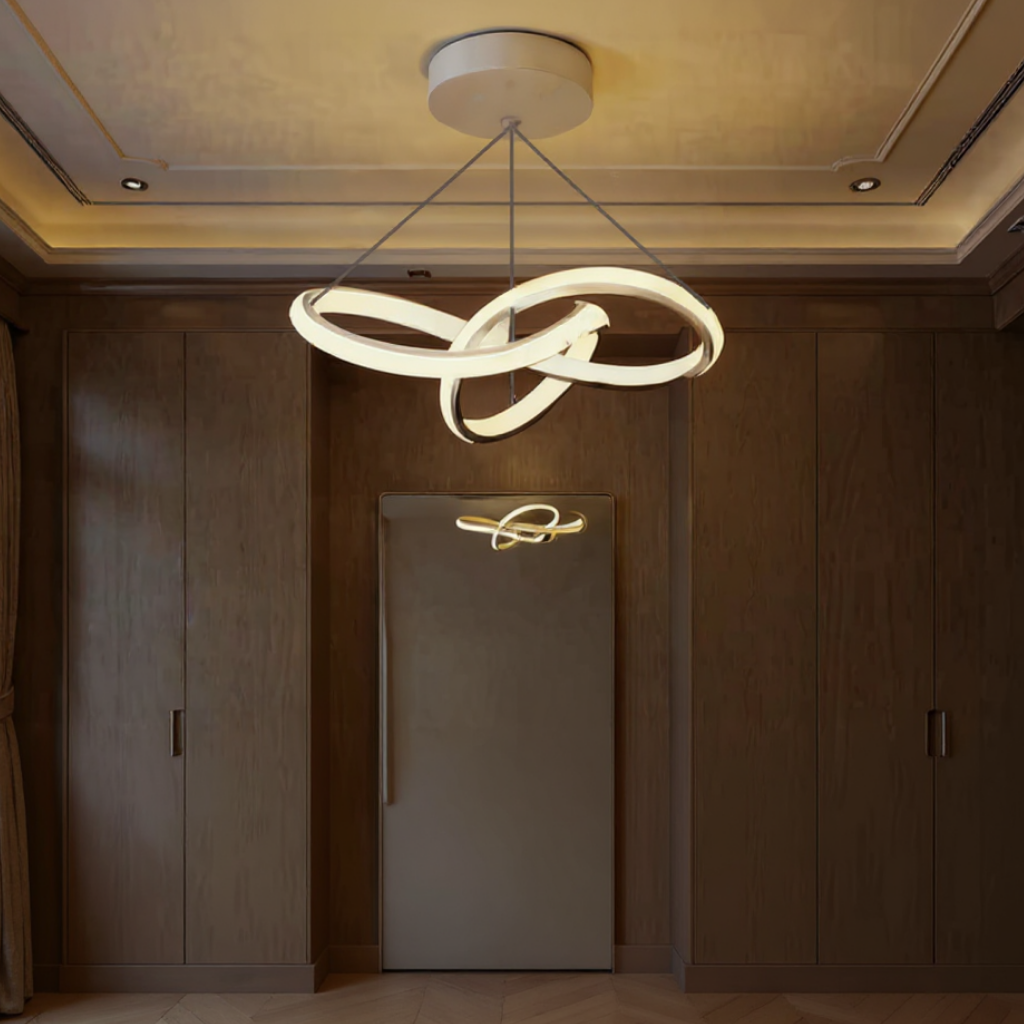 Aura Beyaz Ultra Power Beyaz Ledli Avize Sarkıt Tekli Avize – Elektroyou